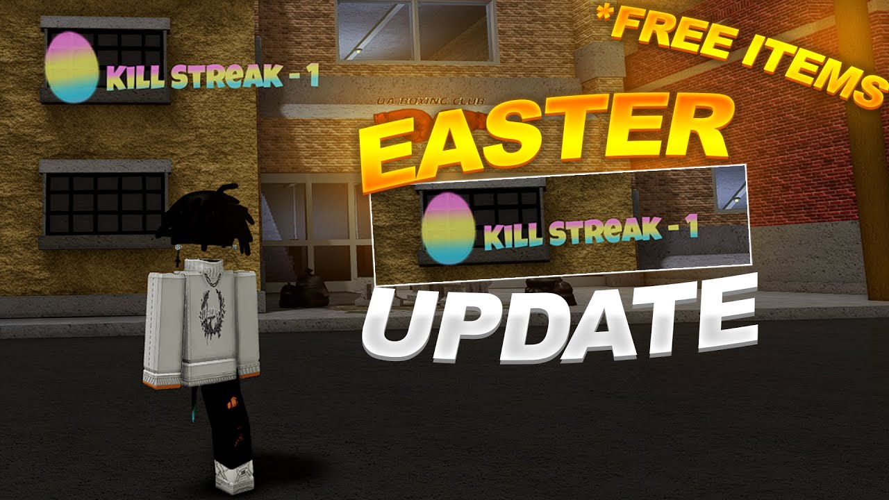 New Easter Update in Da Hood Modded... (Free items!) - YouTube