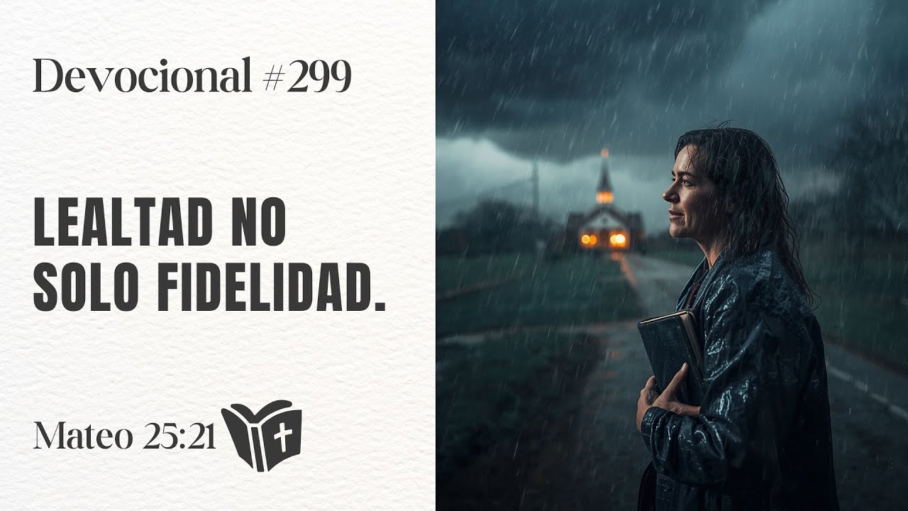 Busquemos ser leal y fiel al mismo // Devocional 299 - YouTube