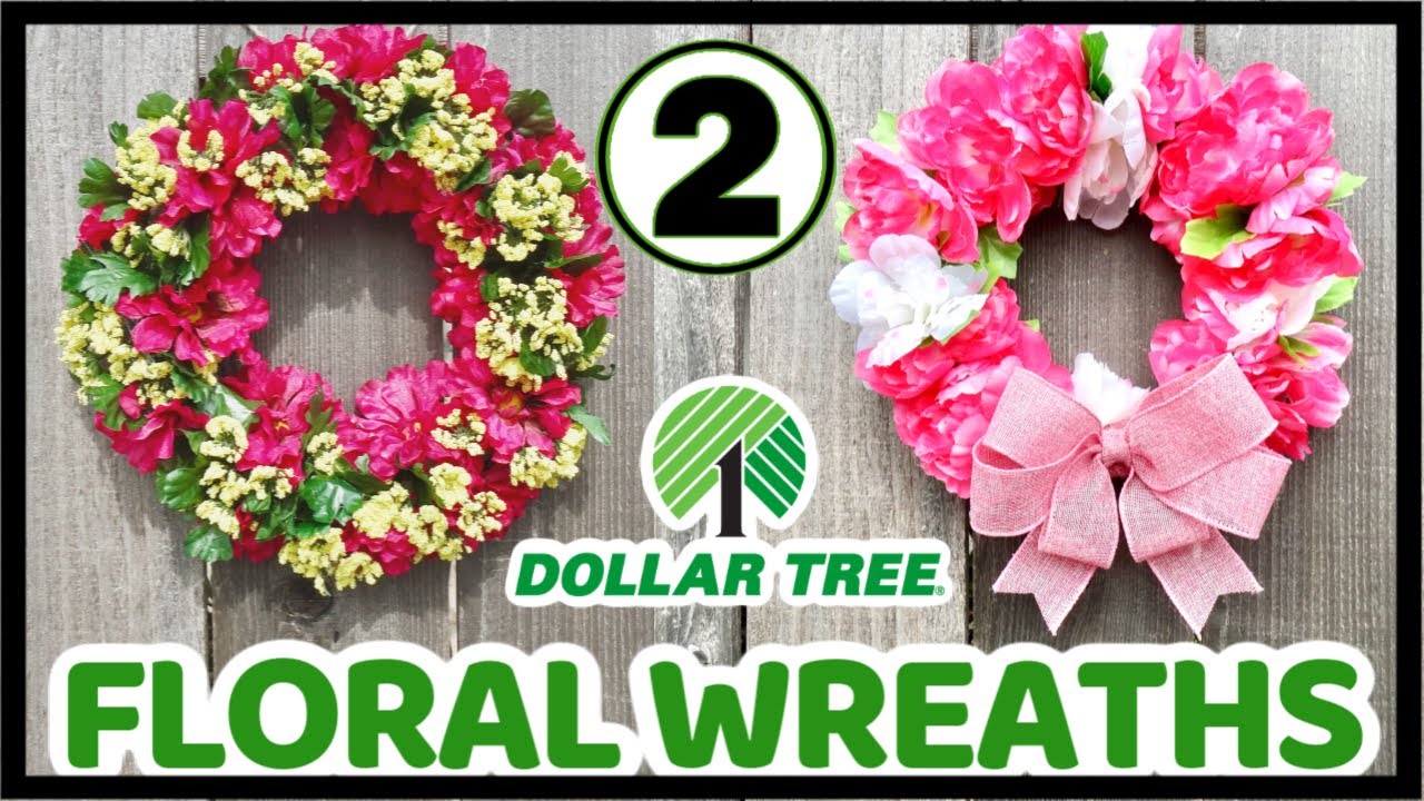 How To Make a Beautiful Flower Wreath at Home - YouTube