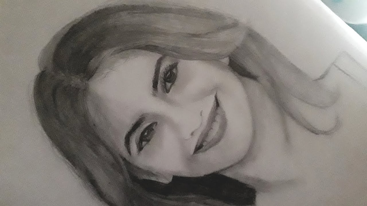 Drawing Penelope cruz || pencil drawing || - YouTube