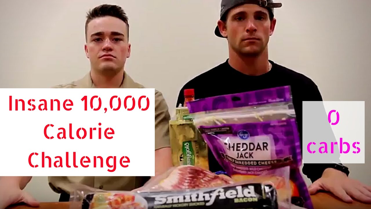 10,000 calorie challenge! ZERO carbs inspiration from Jason wittrock ...