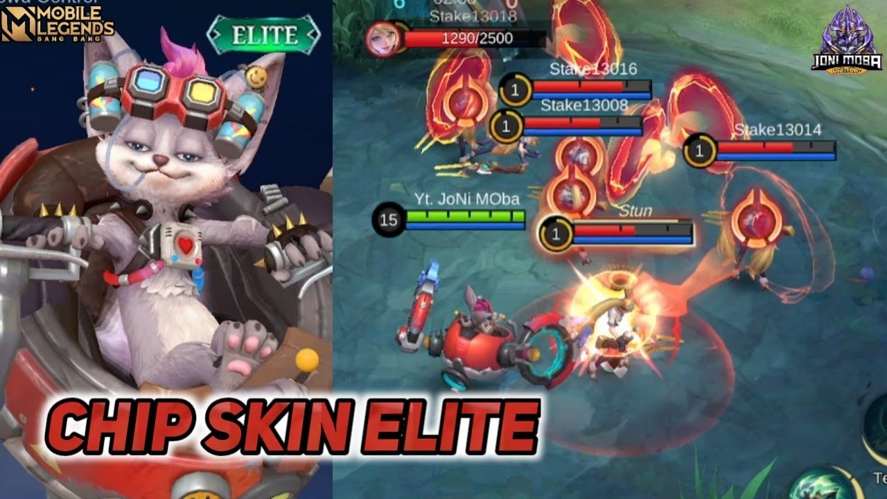 CHIP NEW SKIN ELITE - SKILLS EFFECT & RELEASE DATE/TANGGAL RILIS - GAMEPLAY MOBILE LEGENDS - YouTube