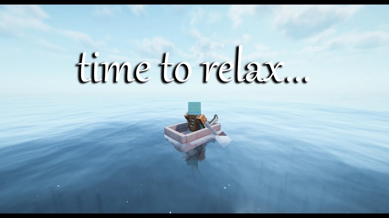 relaxing minecraft musical boat ride (shaders on/c418 music) - YouTube