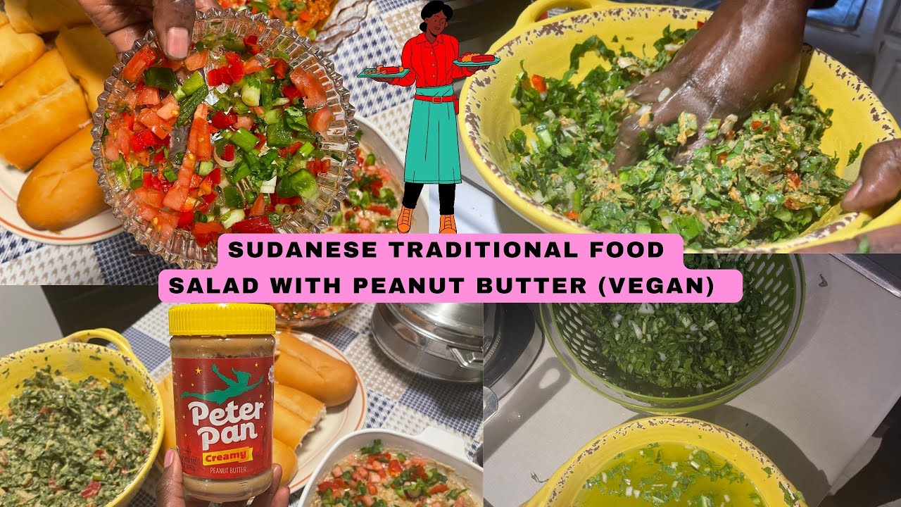 2/3, Salad peanut butter video ( Vegan African food 🥑 🌱 🥗 ) - YouTube