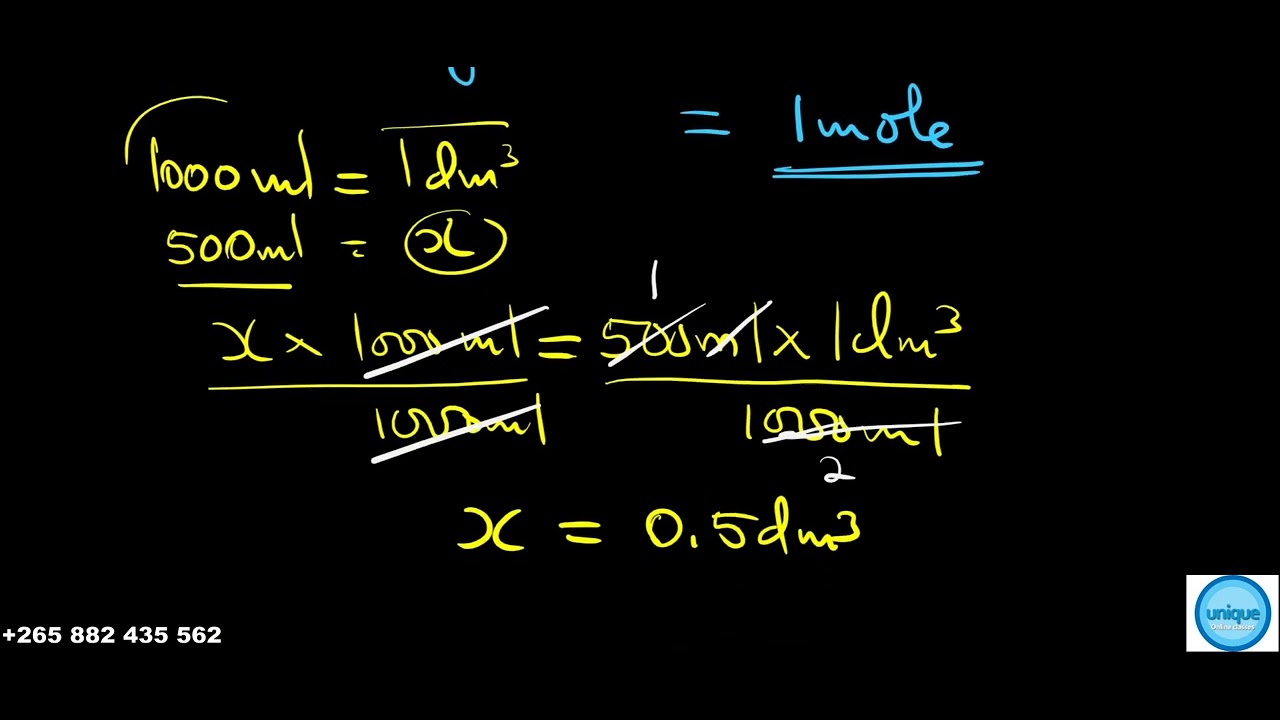 Form 3 Chemistry - How to prepare a standard solution using dissolution ...