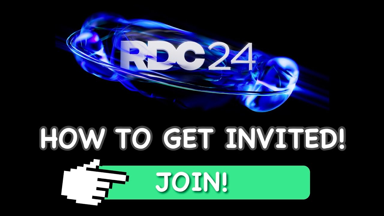HOW TO GET INVITED FOR RDC 2024! - YouTube