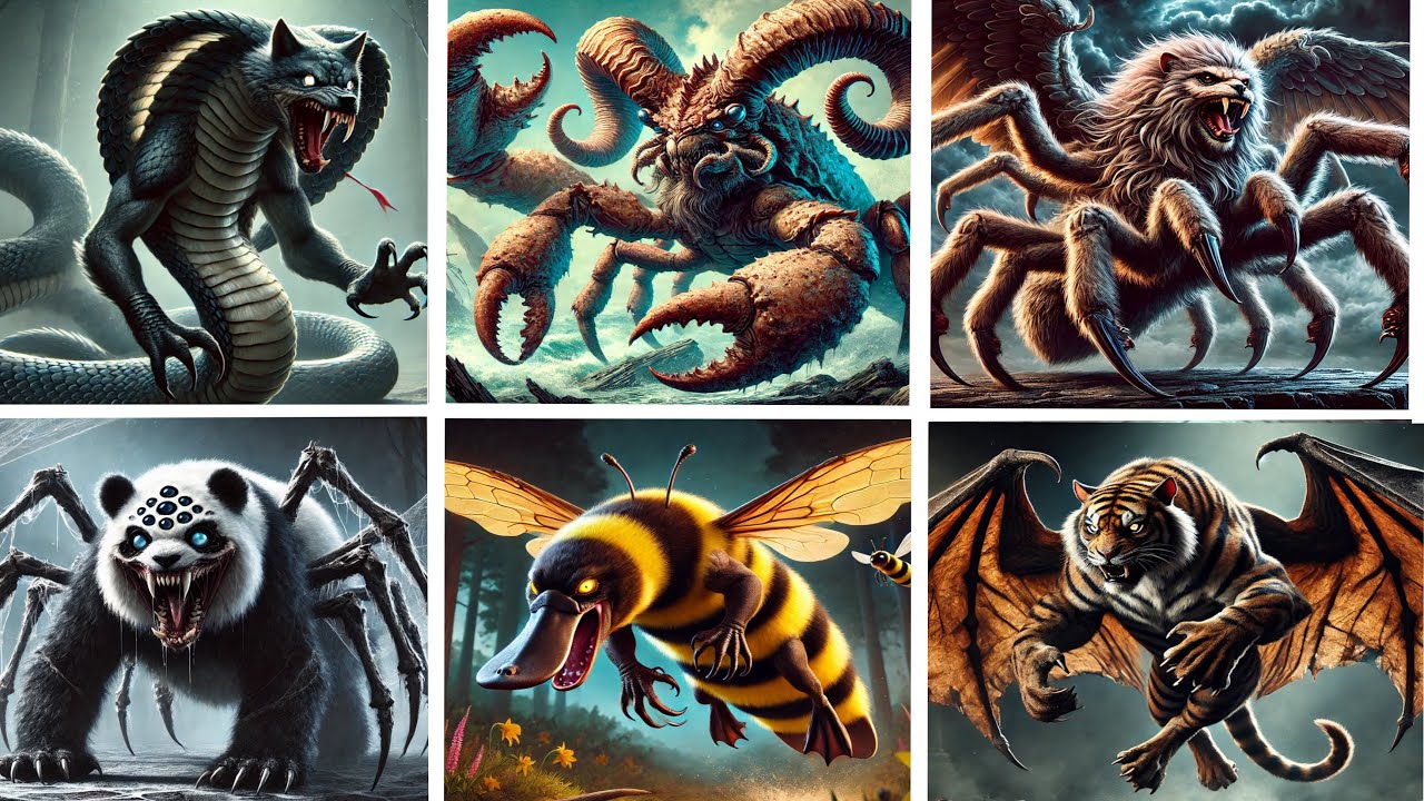 Amazing Animal Fusion Hybrids 😱Best Animals Fusion #ai #aiart # ...