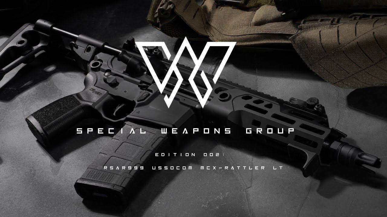 Special Weapons Group Edition 002 RSAR999 USSOCOM MCX-RATTLER LT | SIG SAUER - YouTube
