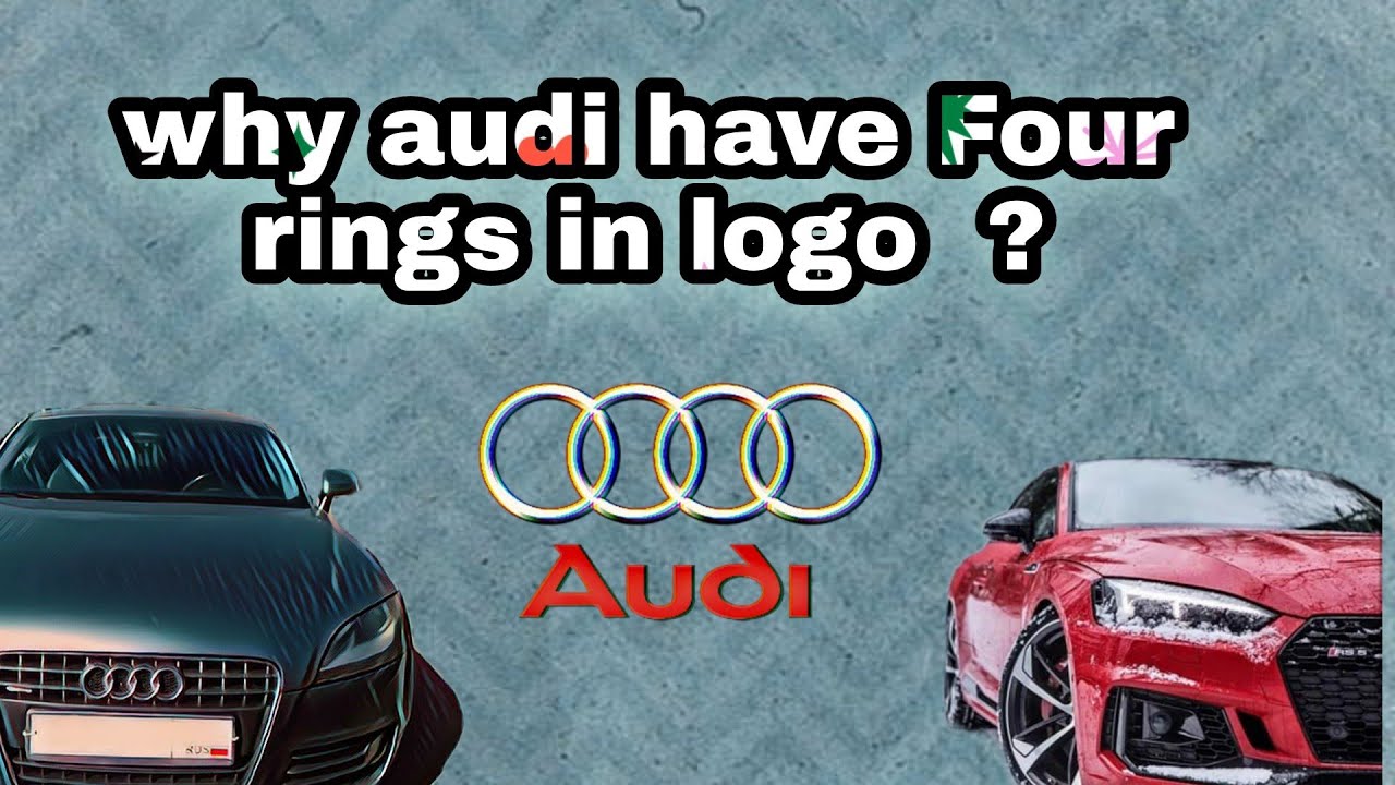 why Audi car logo had Four rings | Logo secret | All in All Aswin ...