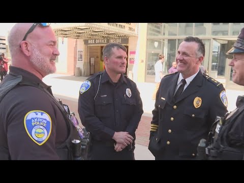 Brian Harding sworn in as new Akron Police Chief - YouTube