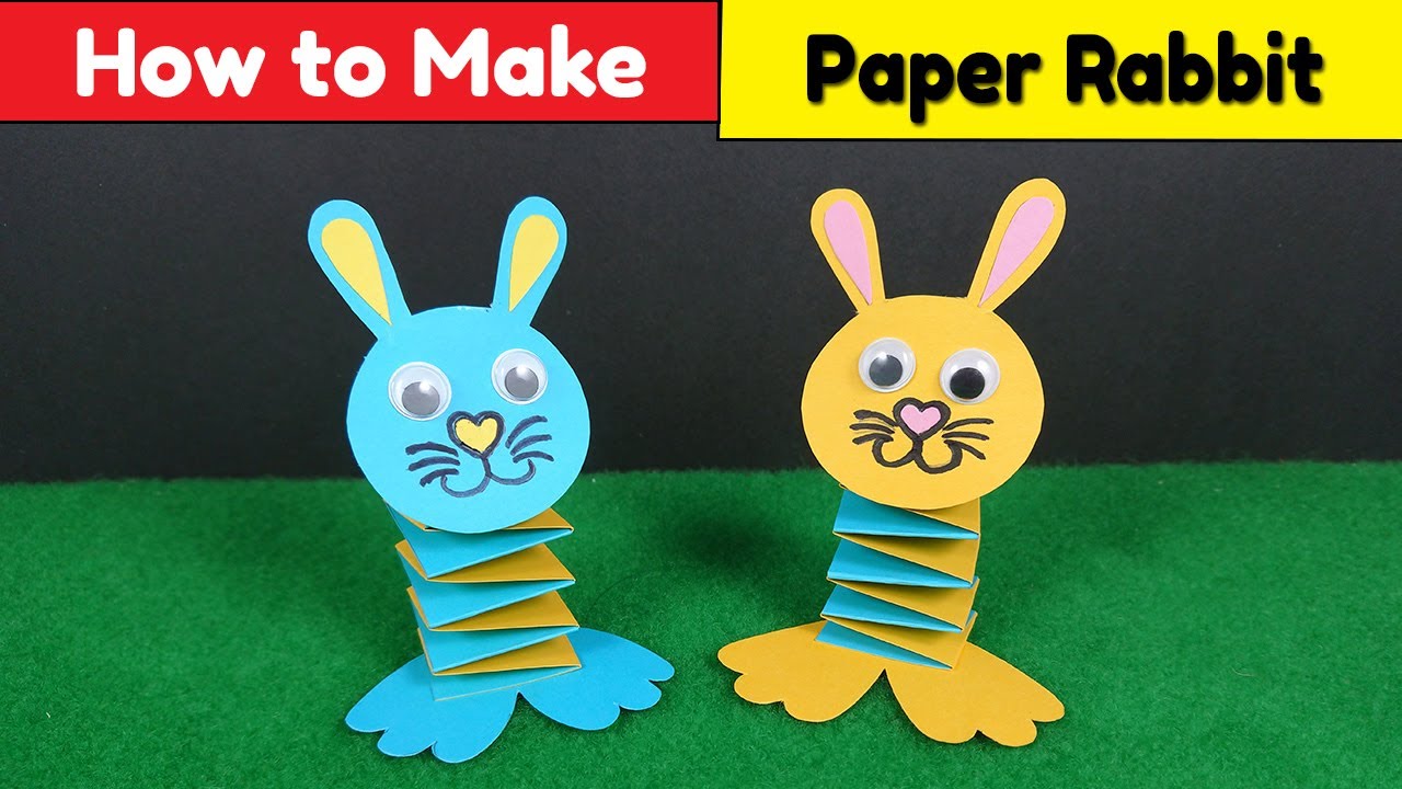 How to Make Origami Paper Rabbit | Easy Paper Crafts | Kids Paper Toy ...