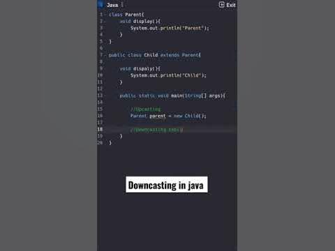 Understanding Downcasting in Java - YouTube