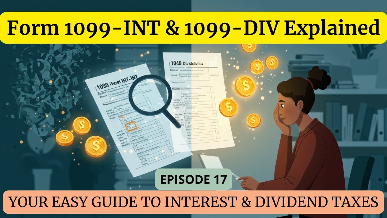 Episode 17 - Form 1099-INT & 1099-DIV Explained: Your Easy Guide to ...