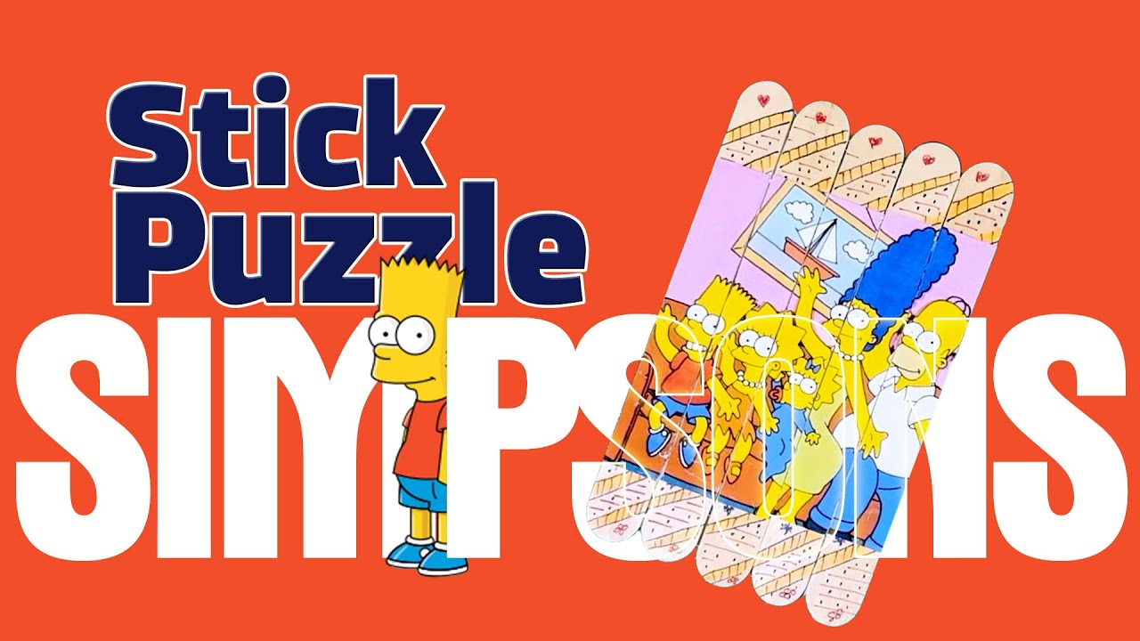 Ice Stick Puzzle (SOLVE) with Simpsons theme | Kids Toy ...