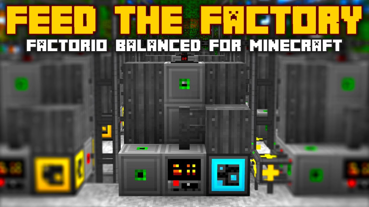 Minecraft Feed The Factory | RESEARCH RENOVATION & MEGA METAL PRESS ...