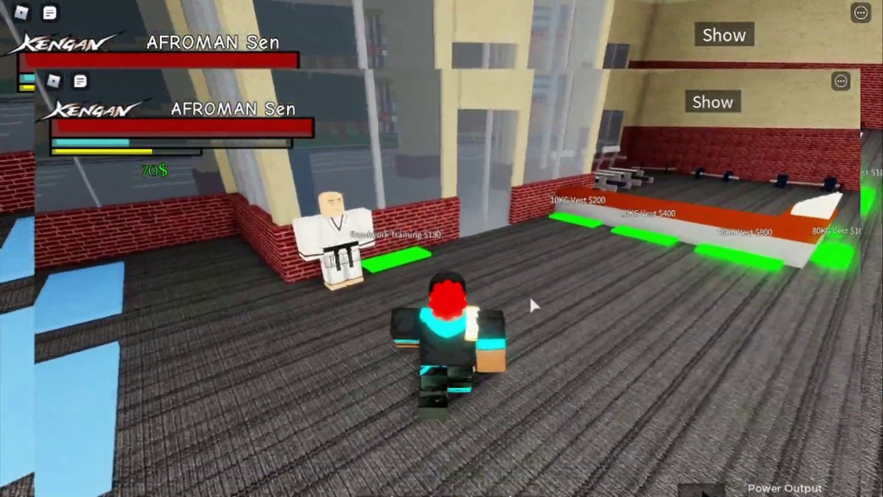 Roblox - treinando no Ken Omega - YouTube