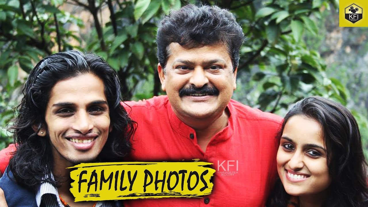 Mandya Ramesh Family Photos With Wife,Daughter And Son - YouTube
