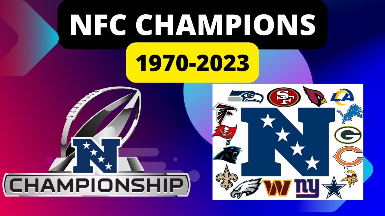 All Time NFC Championships (1970-2023) - YouTube