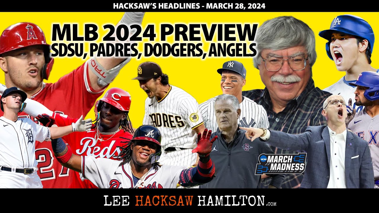 MLB 2024 Preview Division by Division, Padres, Dodgers, Angels, Aztecs ...