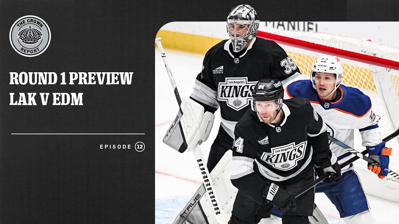 Round 1 Preview | LA Kings vs Edmonton Oilers | Crown Report - YouTube