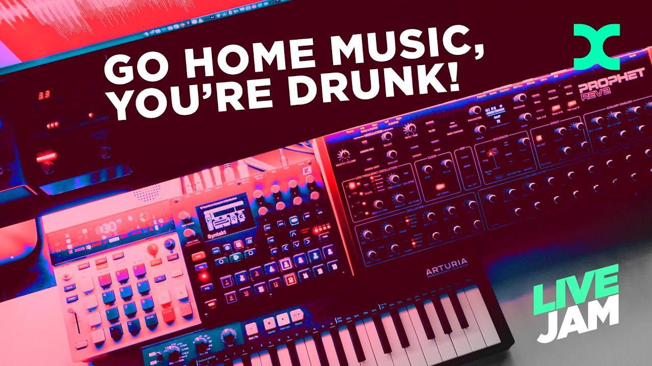 Wonky, drunk sounds made on Syntakt - YouTube