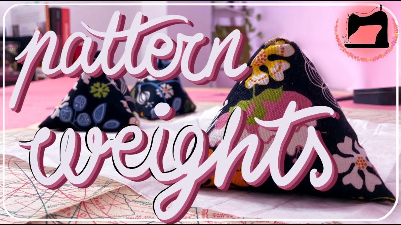 Sew your own pattern weights for more precision. - YouTube