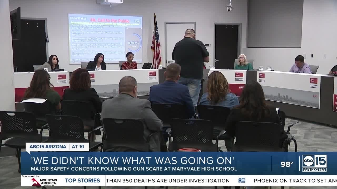 Major safety concerns following gun scare at Maryvale High School - YouTube