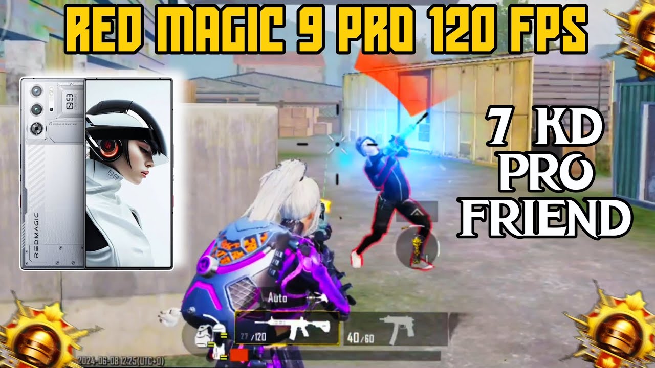 RED MAGIC 9 PRO 120 FPS PUBG TEST 🔥 AGAINST 7 KD PRO FRIEND - YouTube