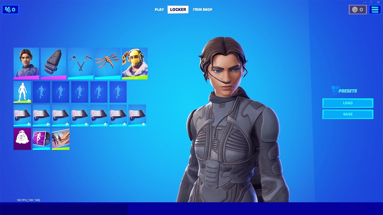 *NEW* Fortnite X DUNE Bundle [Full Showcasing] - Zendya Skin,Paul ...