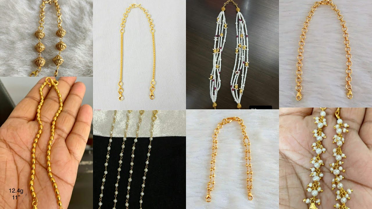 Back Side chain||Extended Chain Collection||Gold Plated Silver ...