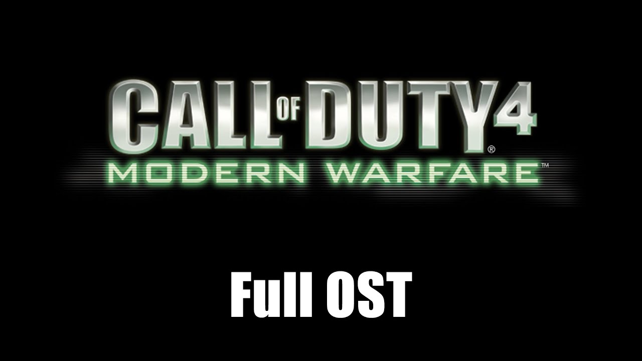 Call of Duty 4: Modern Warfare (2007) - Full Official Soundtrack - YouTube