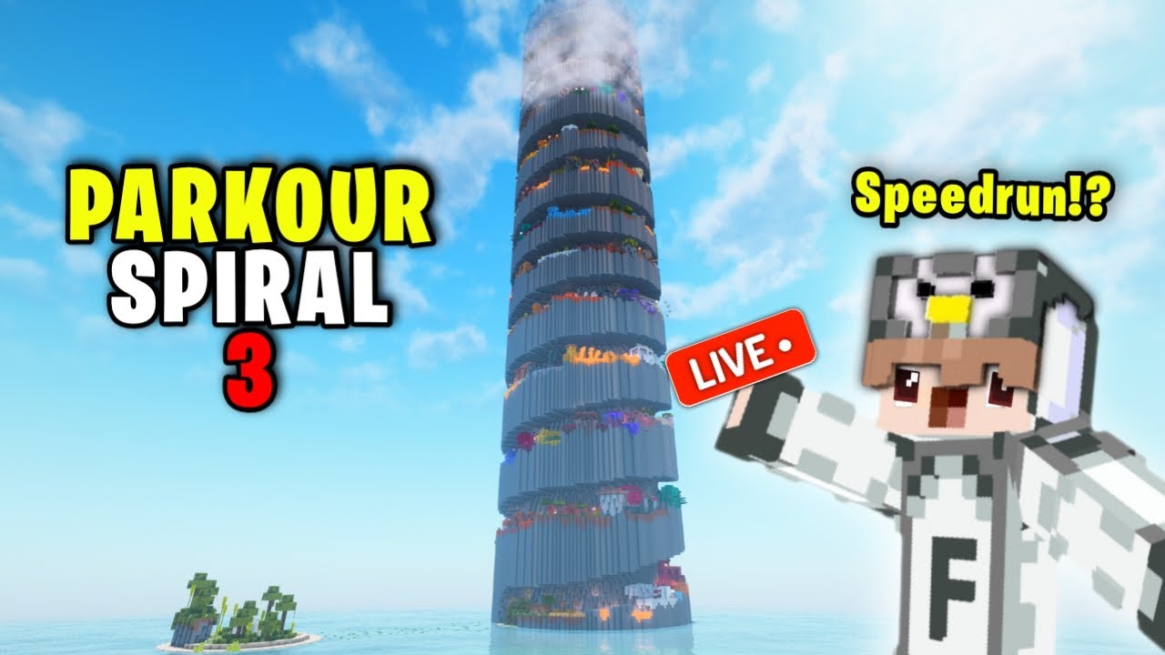 Bisa kah aku menamatkan PARKOUR SPIRAL 3!? - YouTube
