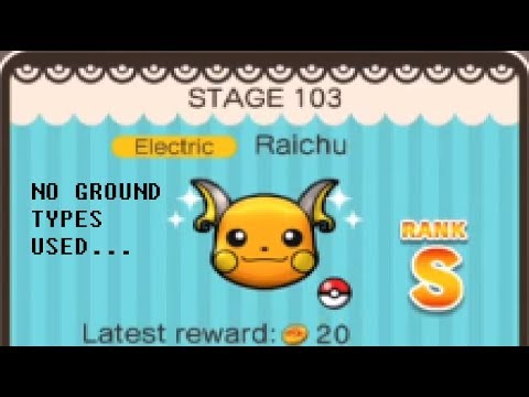 Pokémon Shuffle 3DS Raichu - YouTube