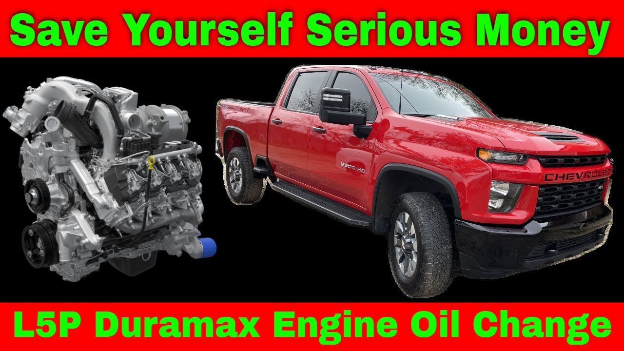 How To Change The Oil In A L5P Duramax Diesel #371 - YouTube