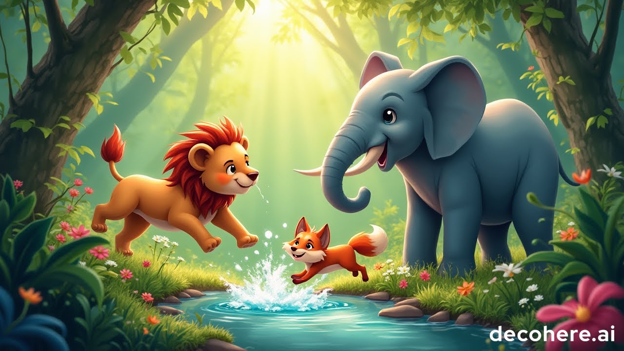 Story Of Tiger, Elephant And Fox - YouTube