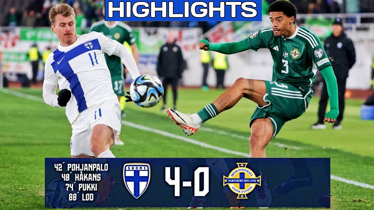 Finland vs Northern Ireland Highlights | Uefa Euro Qualifiers 2023/24 ...