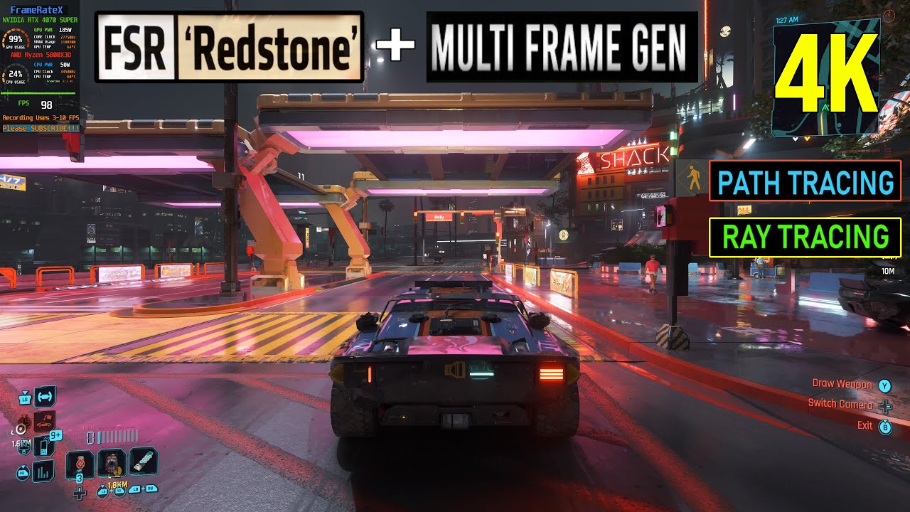 How FSR 4 RedStone will look with Multi Frame Generation if AMD adds it ...