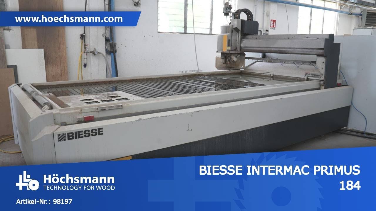 BIESSE INTERMAC PRIMUS 184 (Höchsmann Klipphausen) - YouTube