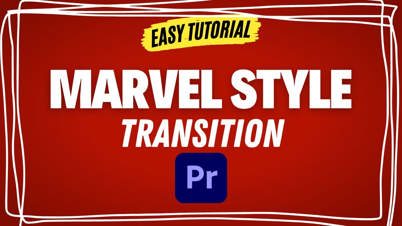 Learn How to Create Marvel-Style Transition in Premiere Pro | Easy ...