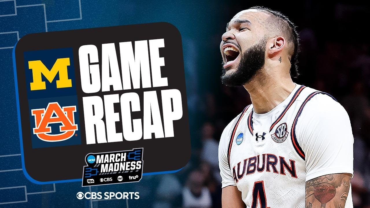 Auburn SURGES past Michigan, advances to the Elite Eight | 2025 March ...