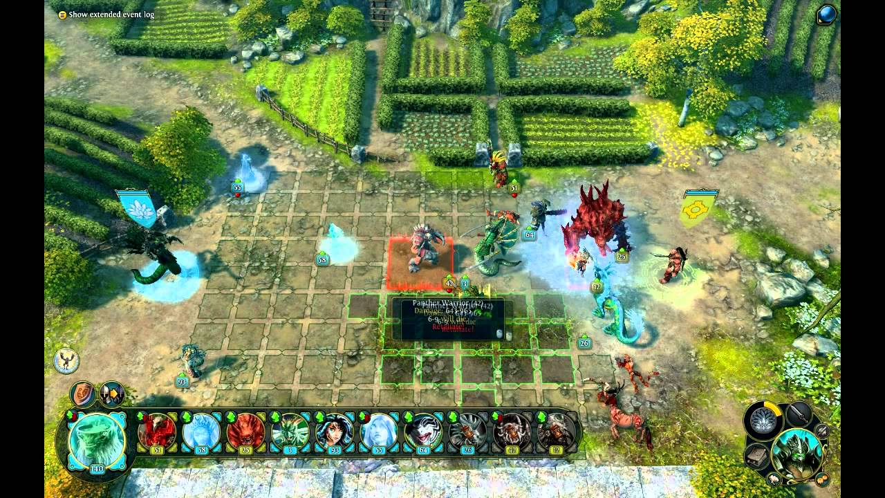 HoMM VI Duel Mode PvP - Sanctuary(Might) vs Stronghold(Might) Dual ...