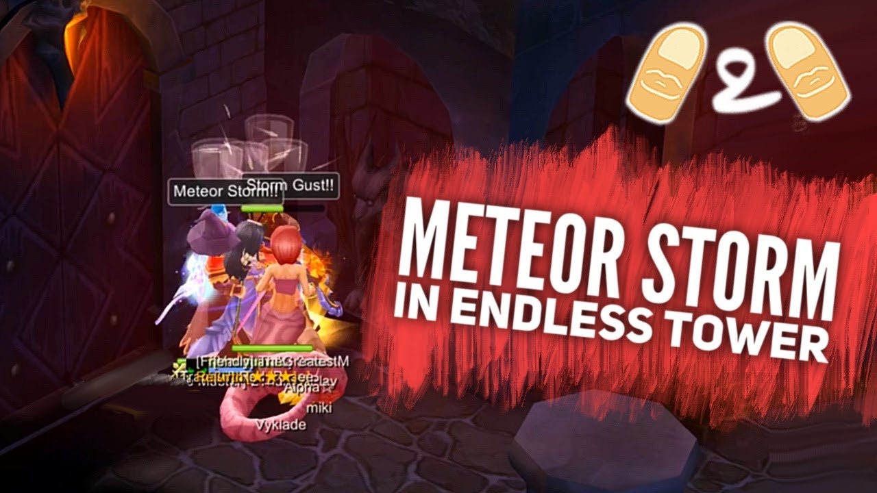 Ragnarok Mobile How to use Meteor Storm in Endless Tower ET 70 Two High ...