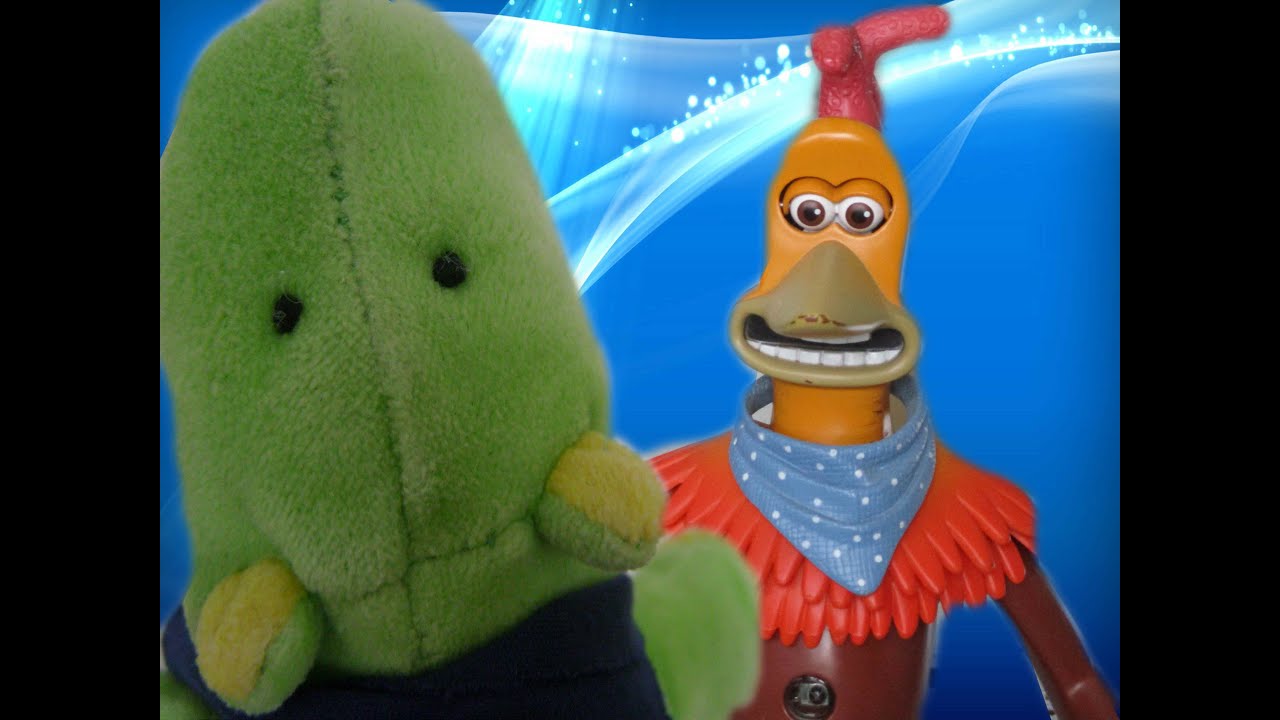 Chicken Run - Interactive Rockin' Rocky Rooster Room guard. 2000 - YouTube