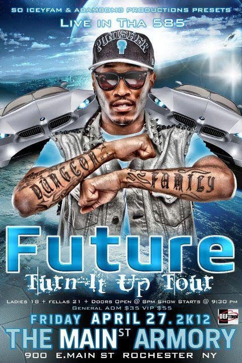 "Turn on the Lights"! Future coming from VIP to the Stage @WaterSt ...