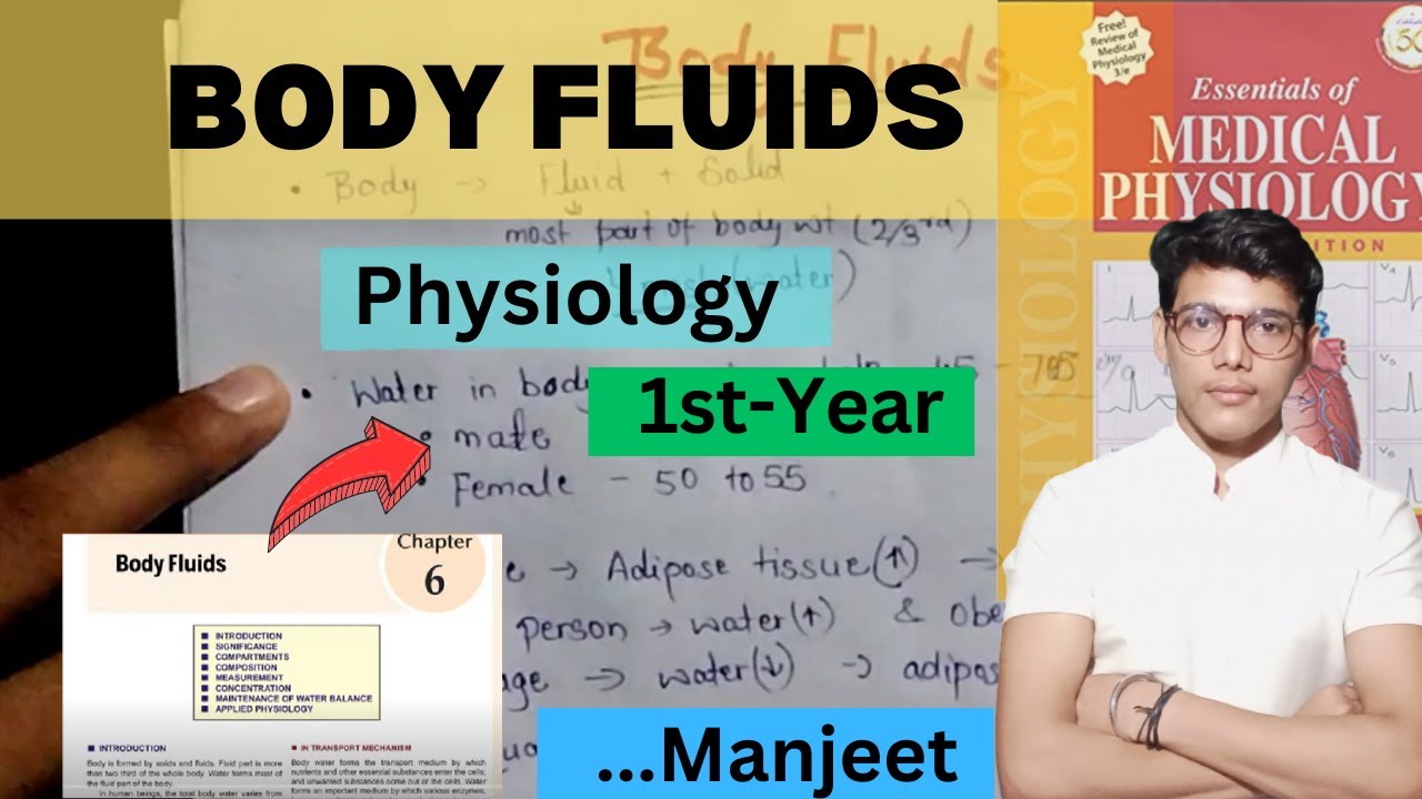 Body fluids Physiology | body fluid compartments physiology | ICF | ECF ...
