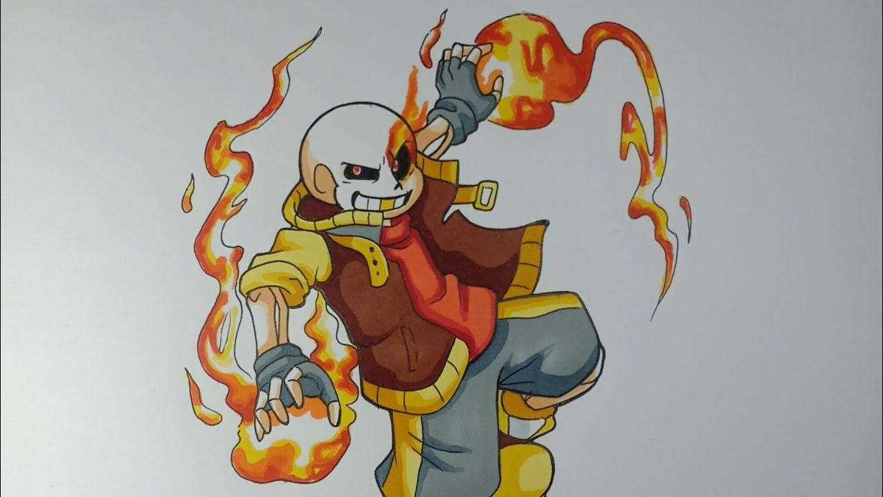 inferno sans How To Draw Cách vẽ Sans Địa Ngục - YouTube