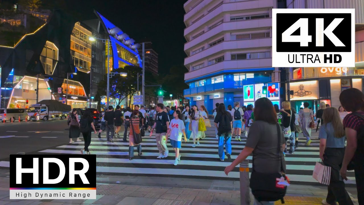 Harajuku walk 2024 - Tokyo 4K Night Walking Tour, Japan Street Walk｜4K ...