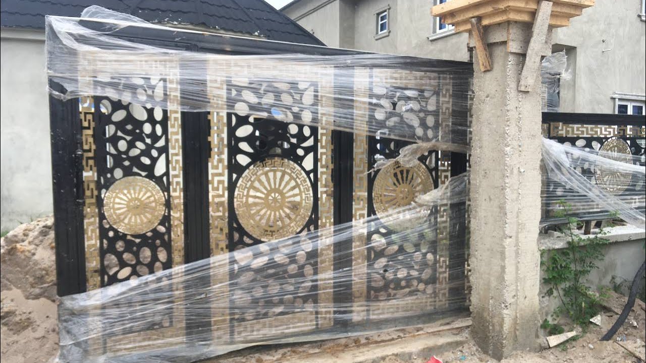 Price Of Laser Cut Welding Work Rolling Gates And Fecne Rails in Lagos ...