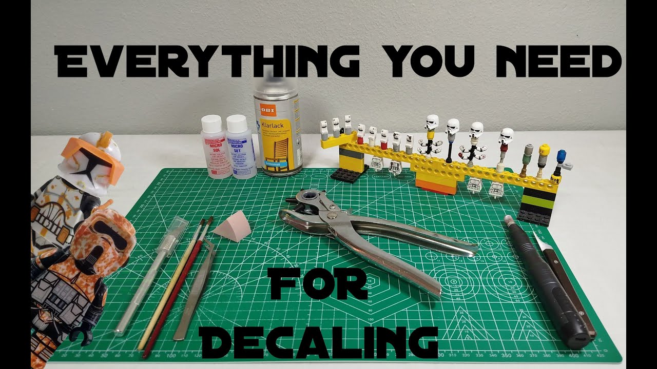 Everything you need for decaling | Pt. 1 Necessary tools - YouTube