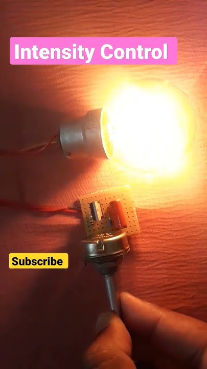 Light Intensity Control With Simple Circuit Shorts Arduinoproject Youtube